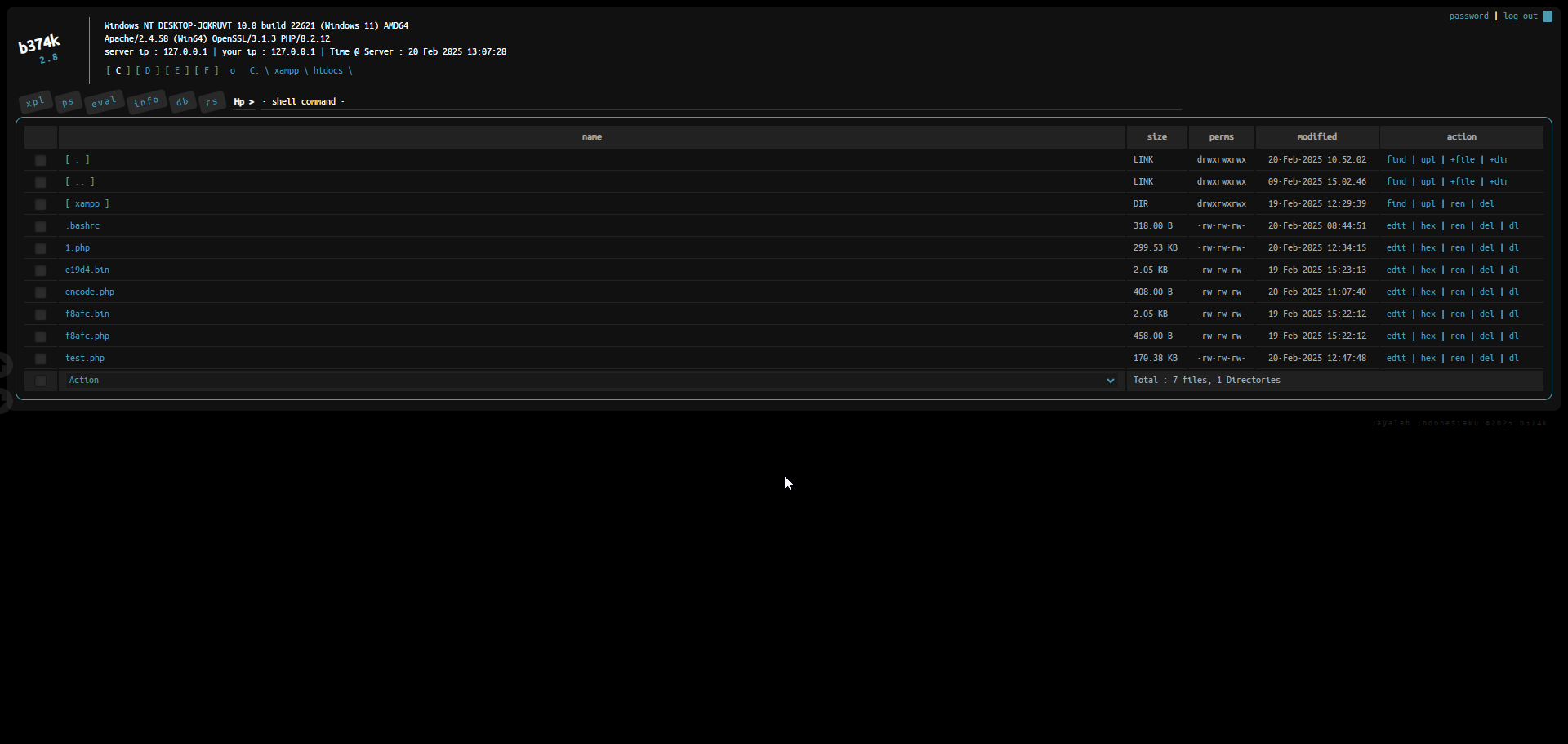 B374K Shell: Una Guía Completa para la Gestión Web - shell r00t, descarga de shell, descarga de ...