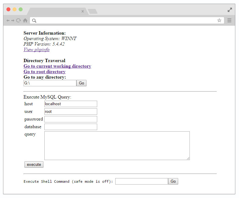 Simple PHP Shell – A Powerful Yet Lightweight PHP Shell Script - r00t shell, shell download, php ...