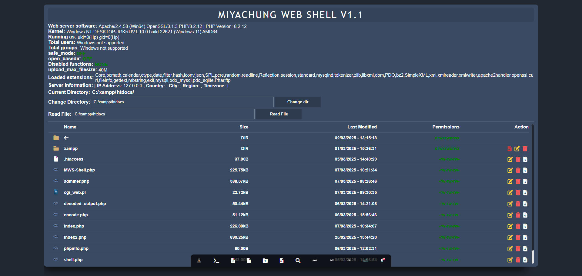 Entendiendo 'mws': Un Shell Web Basado en PHP y JavaScript de miyachung - shell r00t, descarga ...
